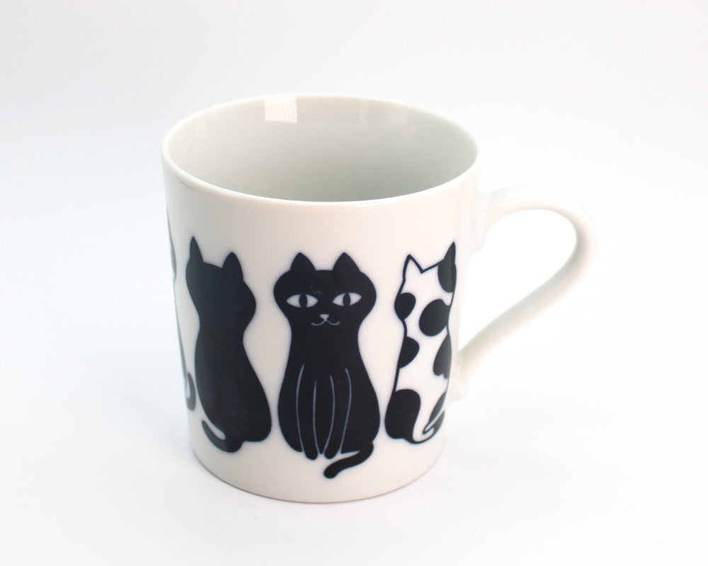 Black and White Cat Mug – Steep Leaf Lounge